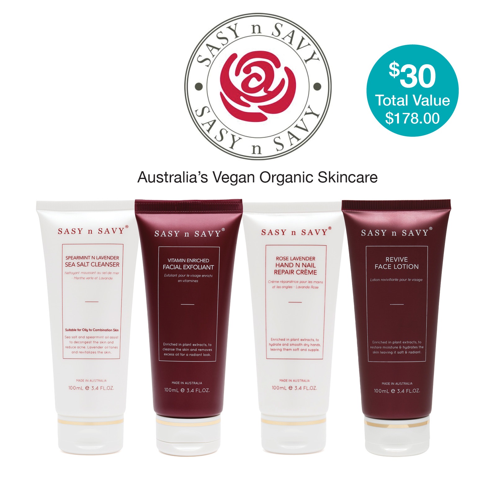 Sasy N Savy Australian Made Skincare Melbourne Royal Show